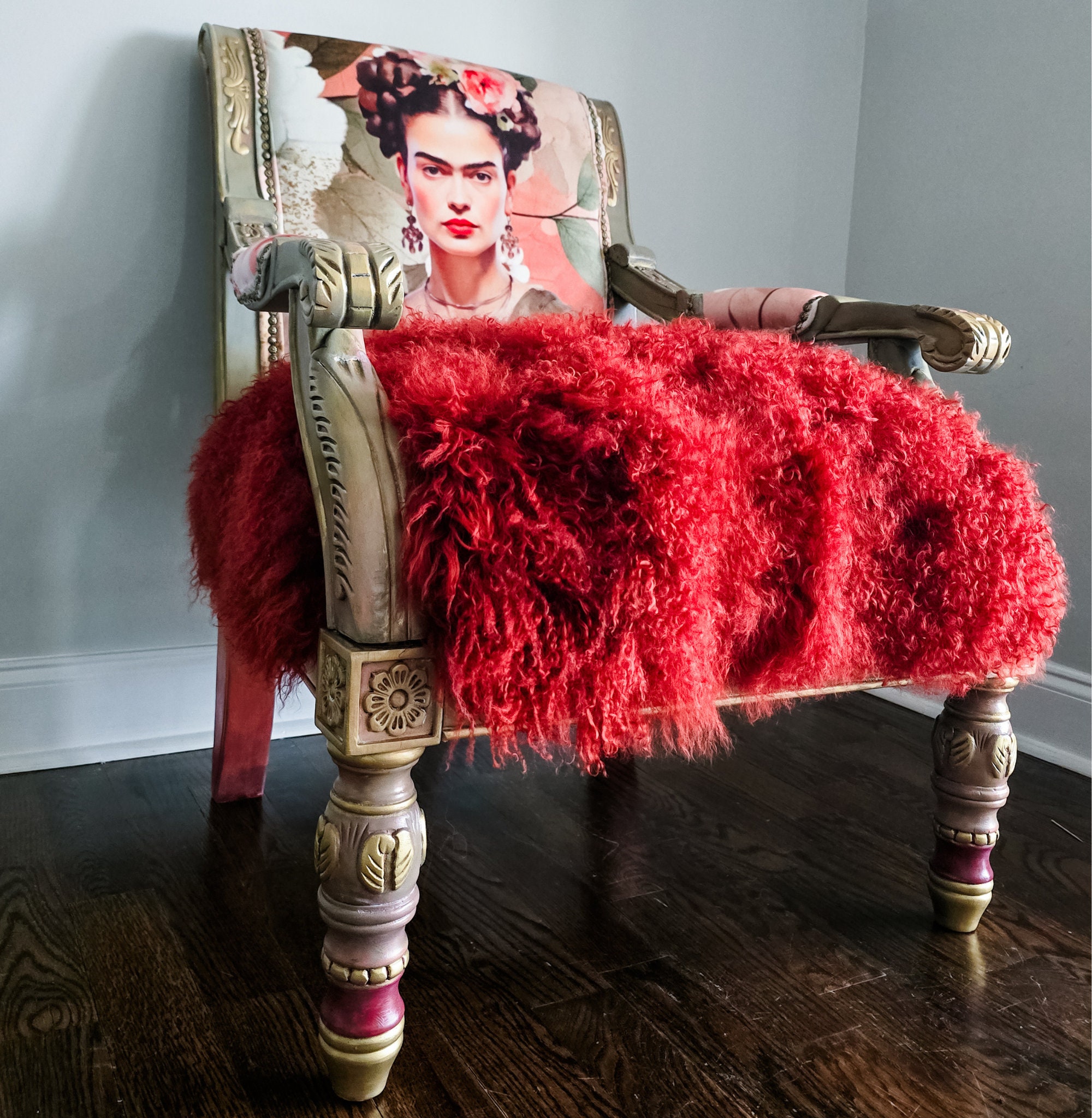 Frida Kahlo Inspired Accent Chair for Office Lobby or Waiting Area - Etsy