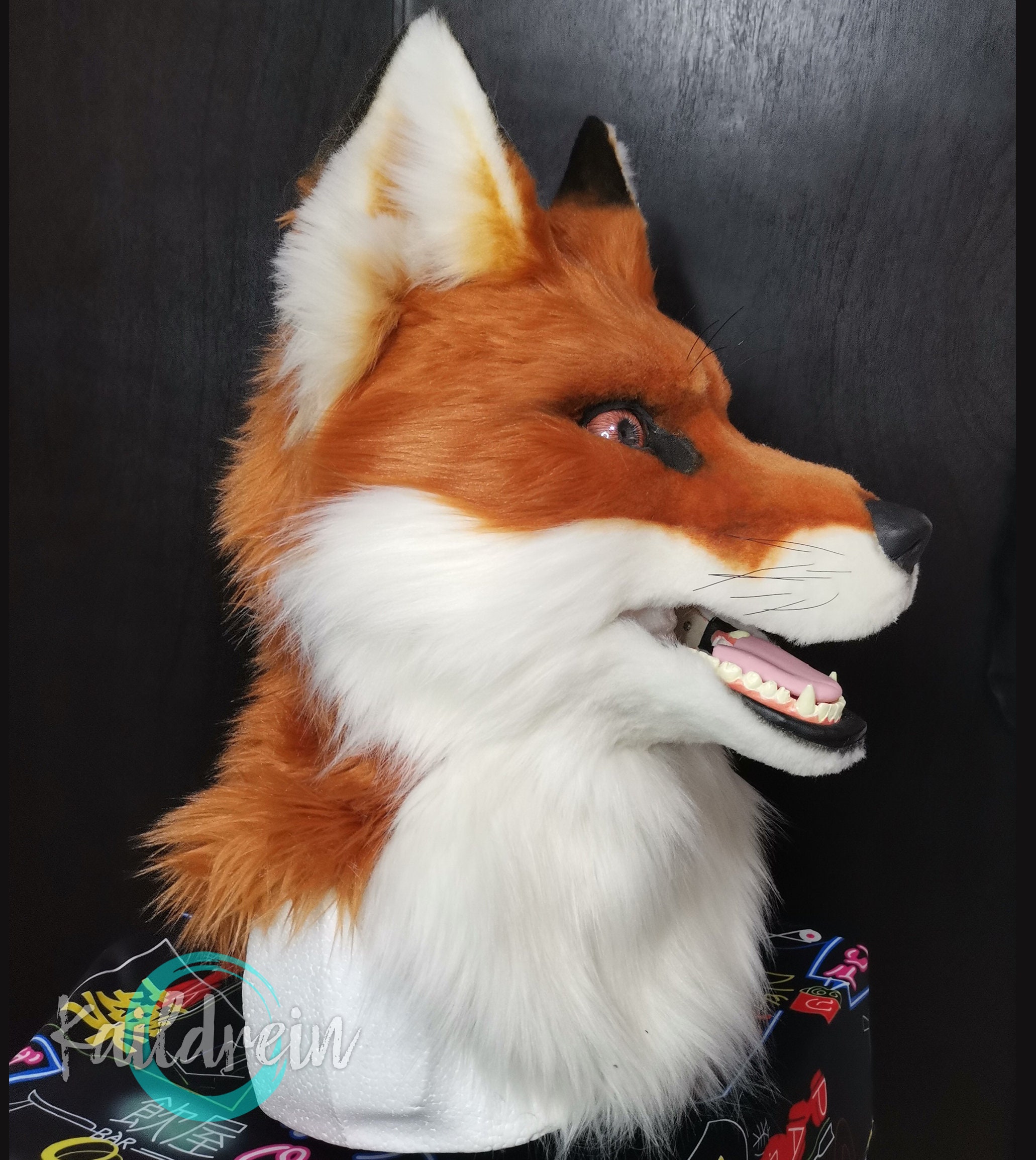 Realistic Fox fursuit head costume prop cosplay animal | Etsy