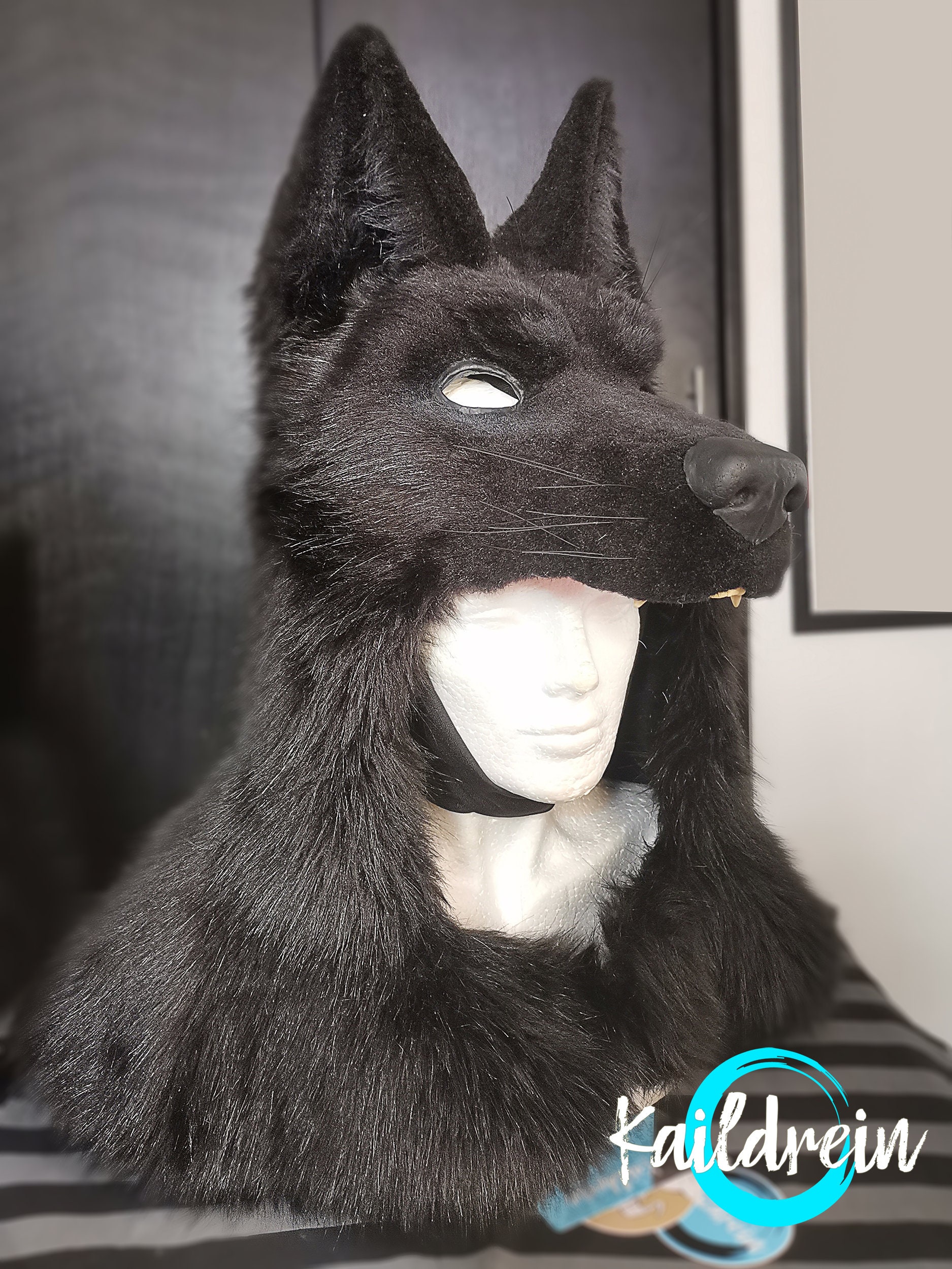 Wolf Headdress, Faux Fur - Etsy