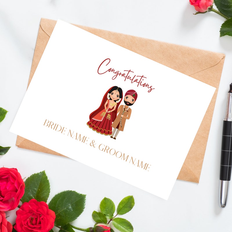 Custom Wedding Card - Etsy