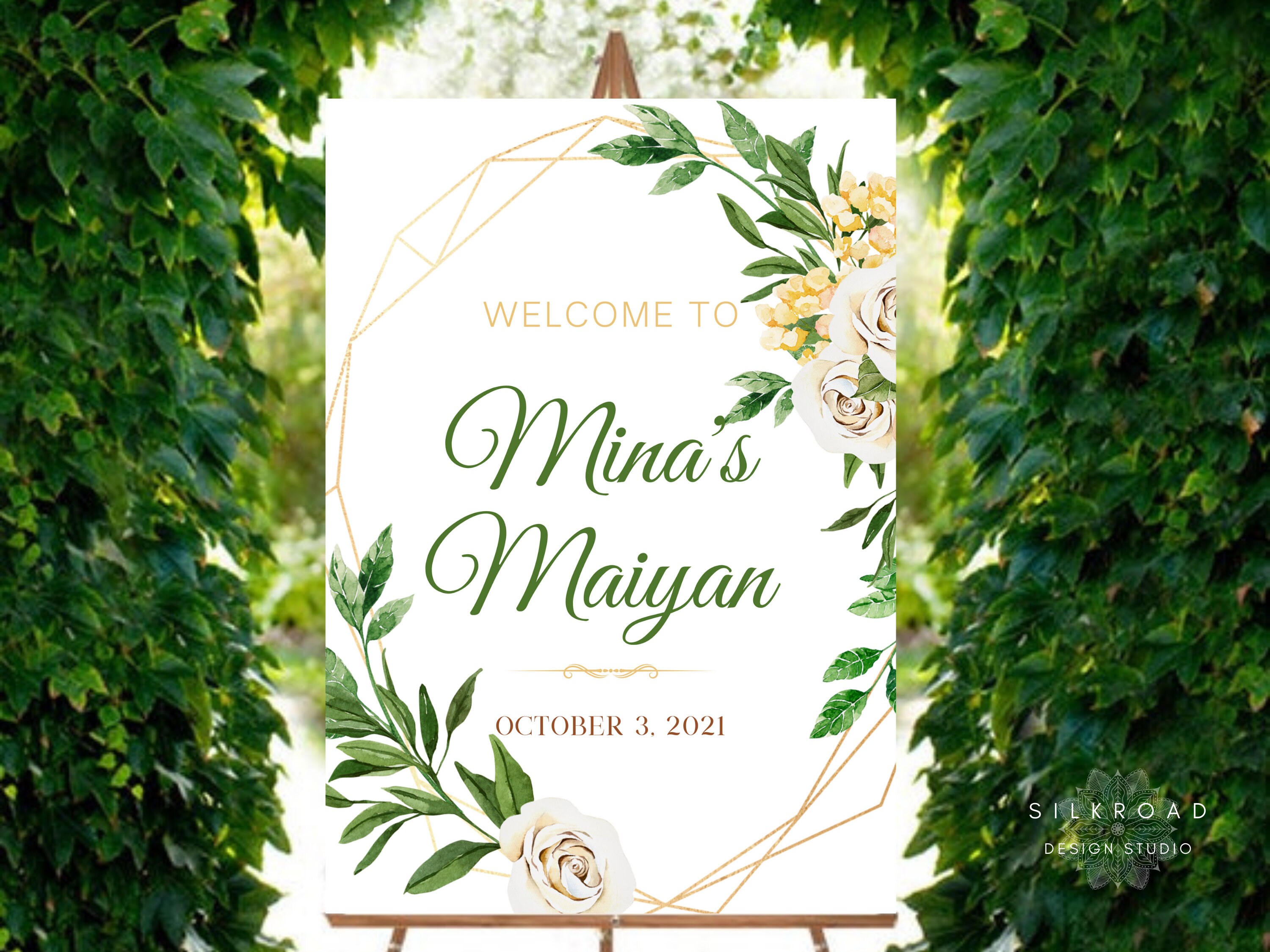 Indian Wedding Sign Maiyan Ceremony Maiyan Decorations - Etsy