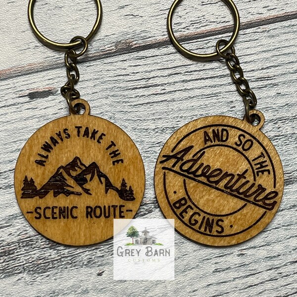 Adventure Keychain - Etsy