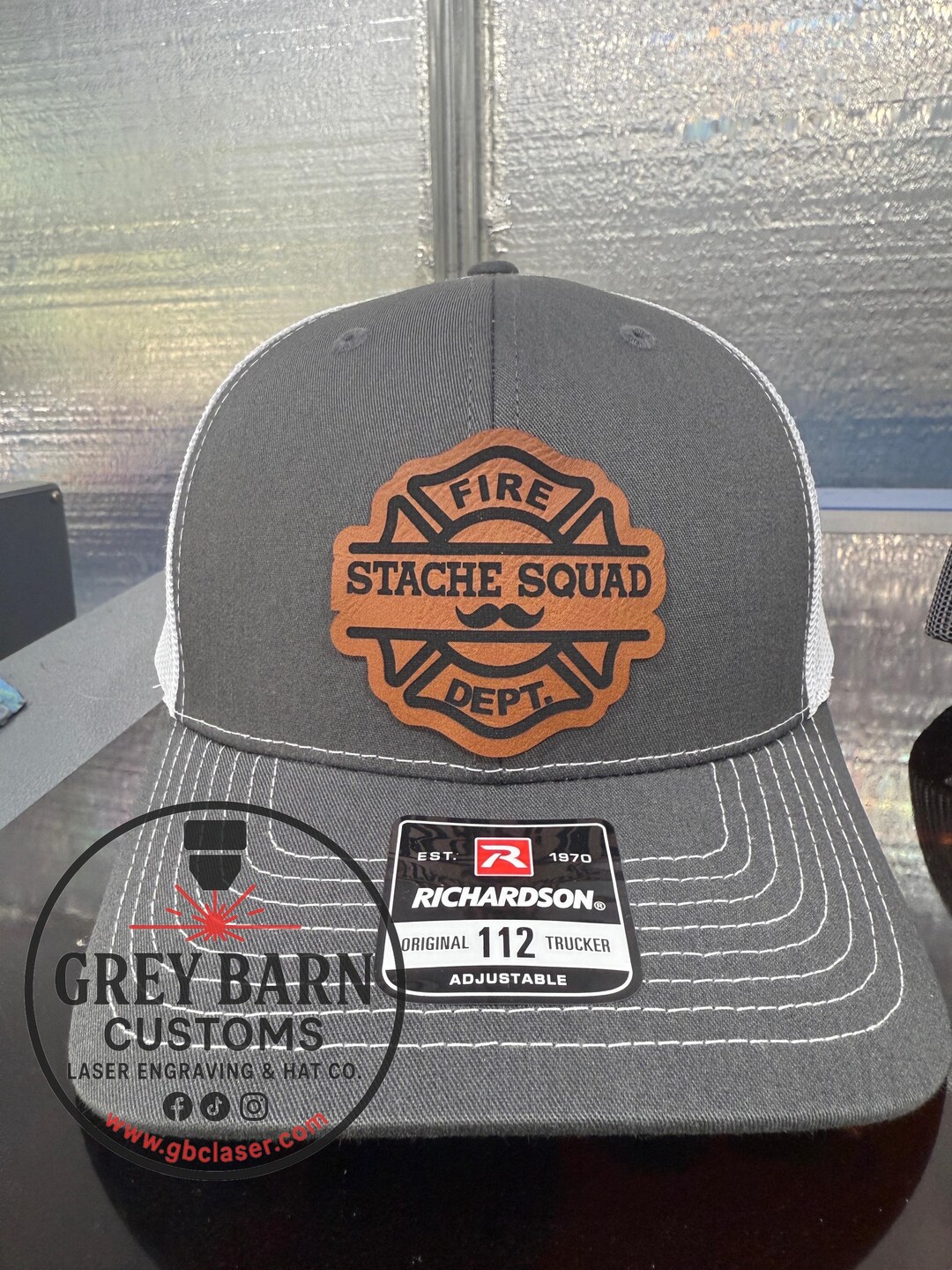 Fireman Hat, Stache Squad, Mustache Hat, Firefighter, Funny Hat - Etsy
