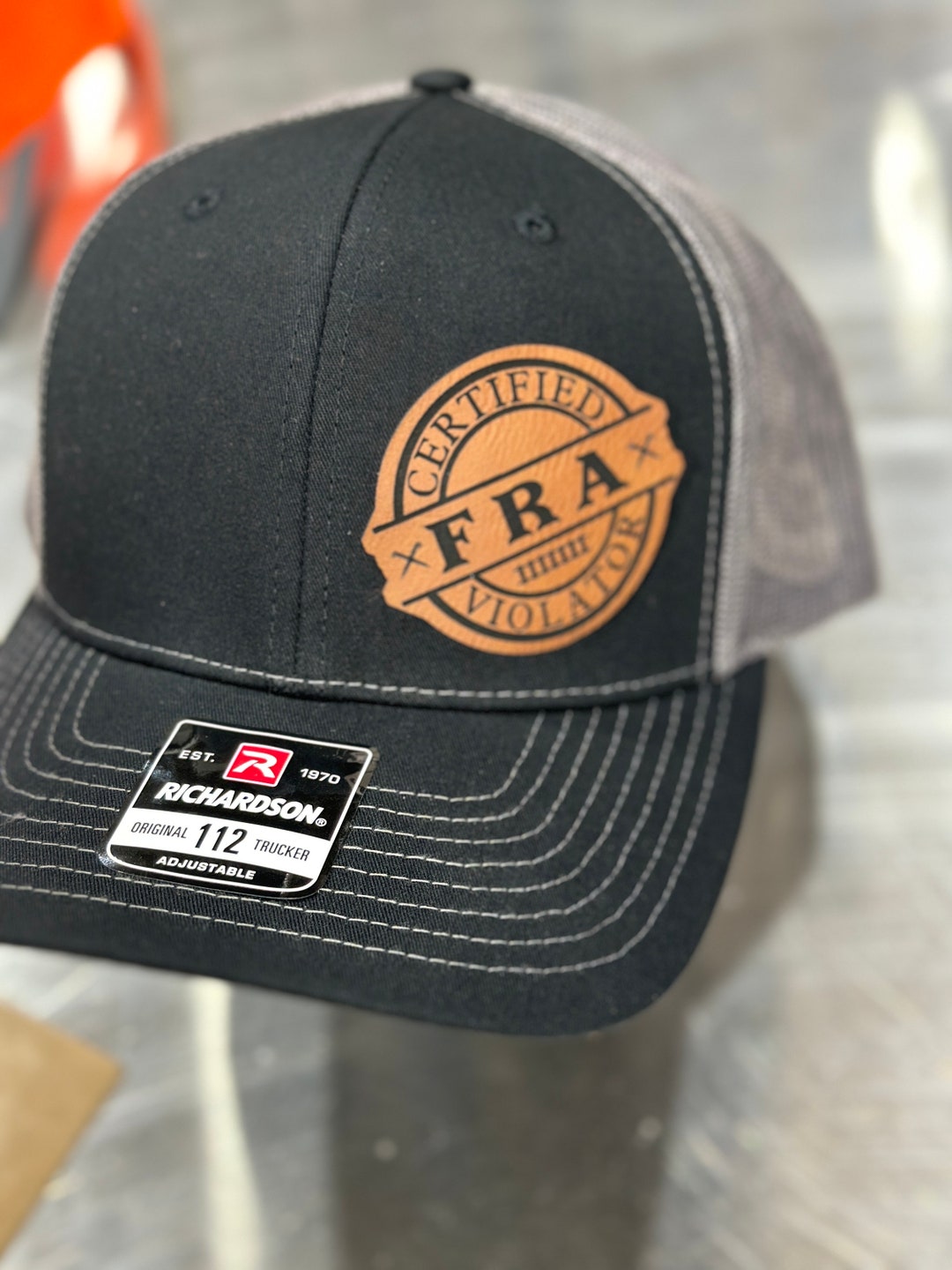 FRA, Certified FRA Violator, Railroad, Rail Life , Leatherette Patch ...