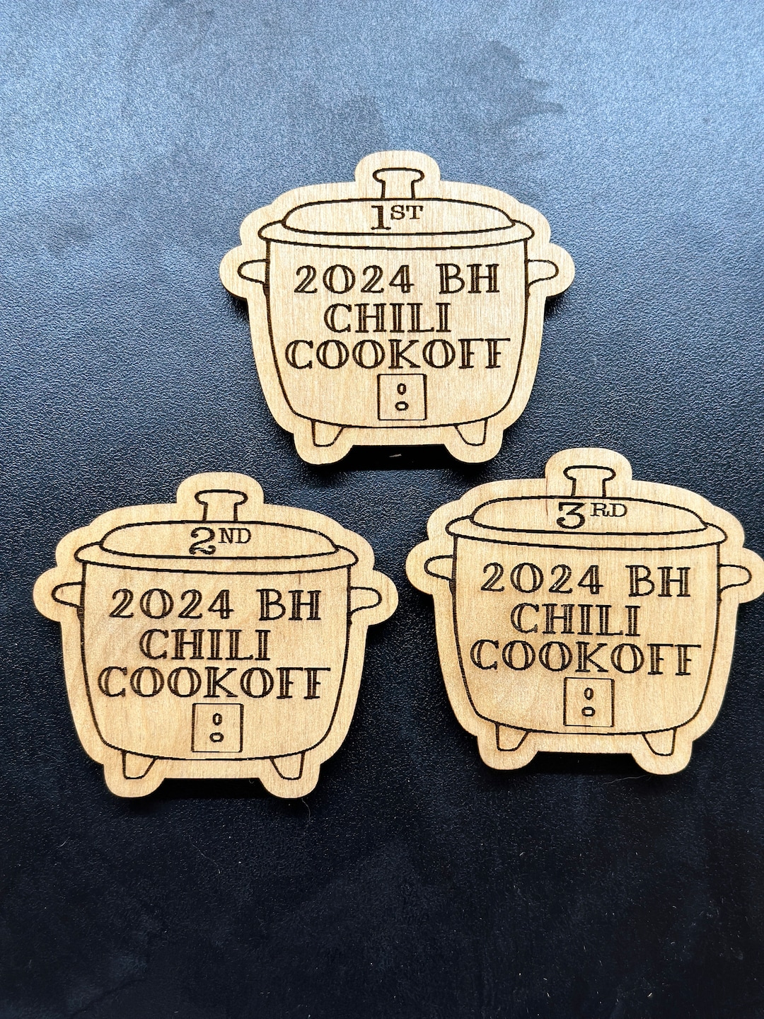 Customizable Chili Cook off Magnet: Birch Wood Prize - Etsy