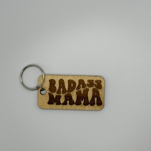 Badass Keychain - Etsy