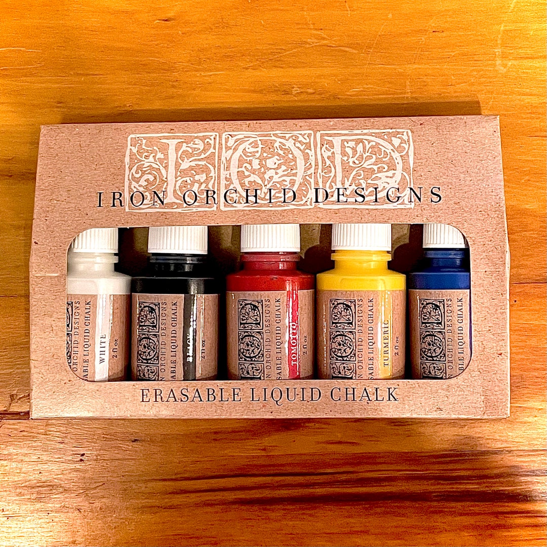 IOD Erasable Chalk Ink Set - Etsy