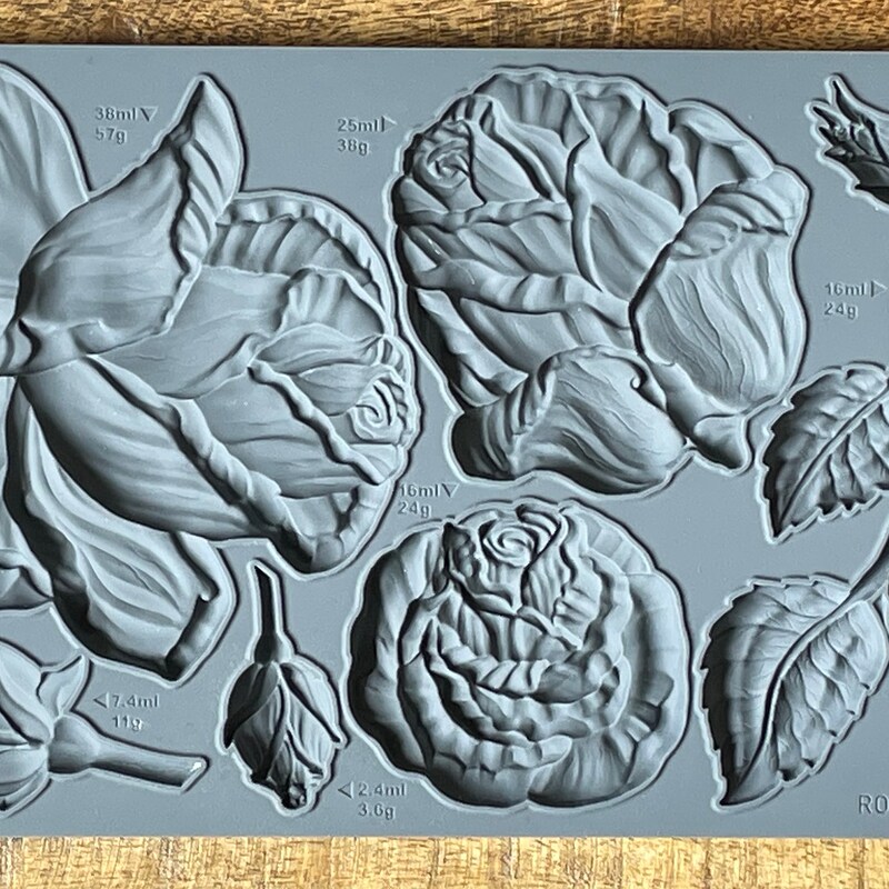 Rose Silicone Mold - Etsy