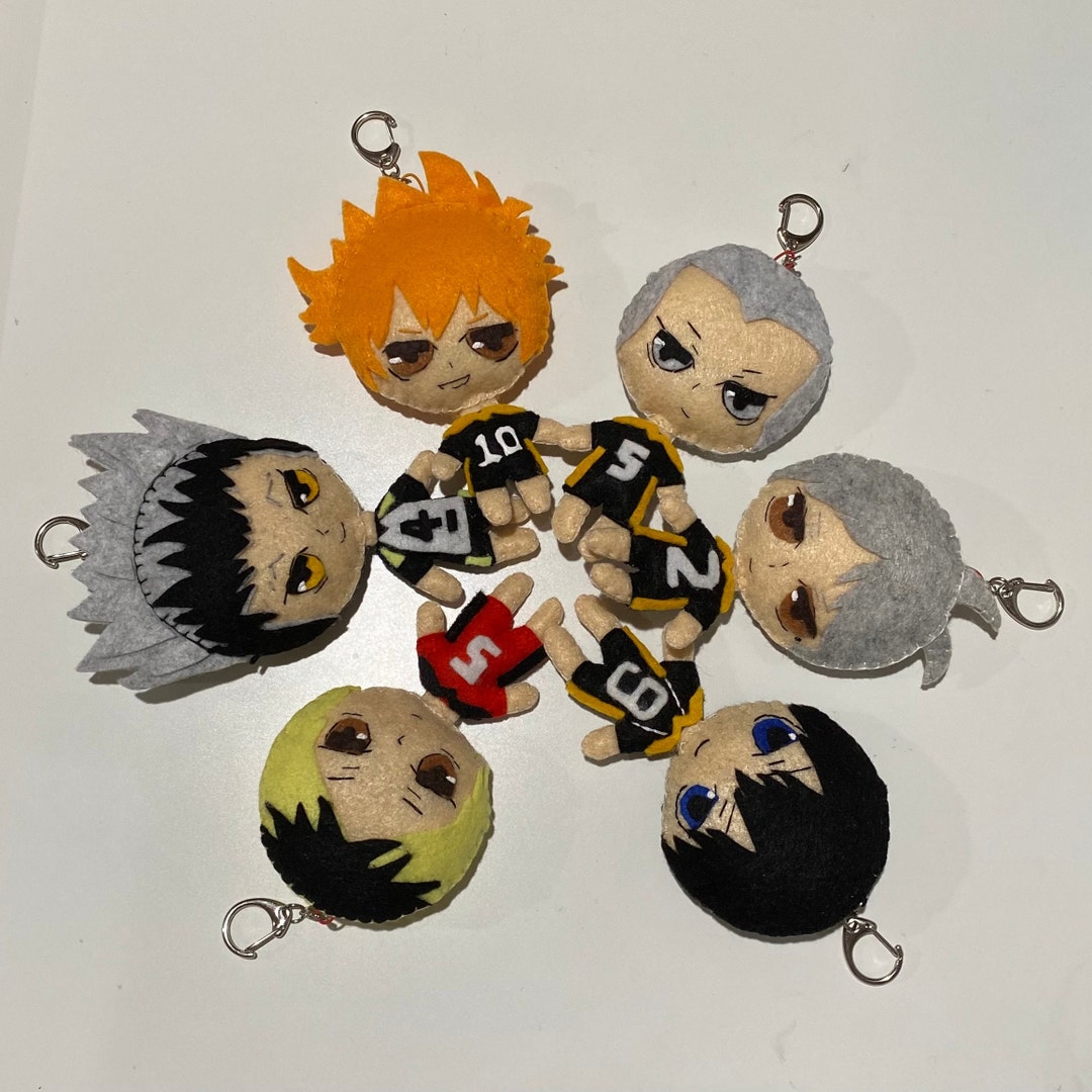 Anime Plush Keychains Anime Gift Cute Anime Keychain Figure - Etsy