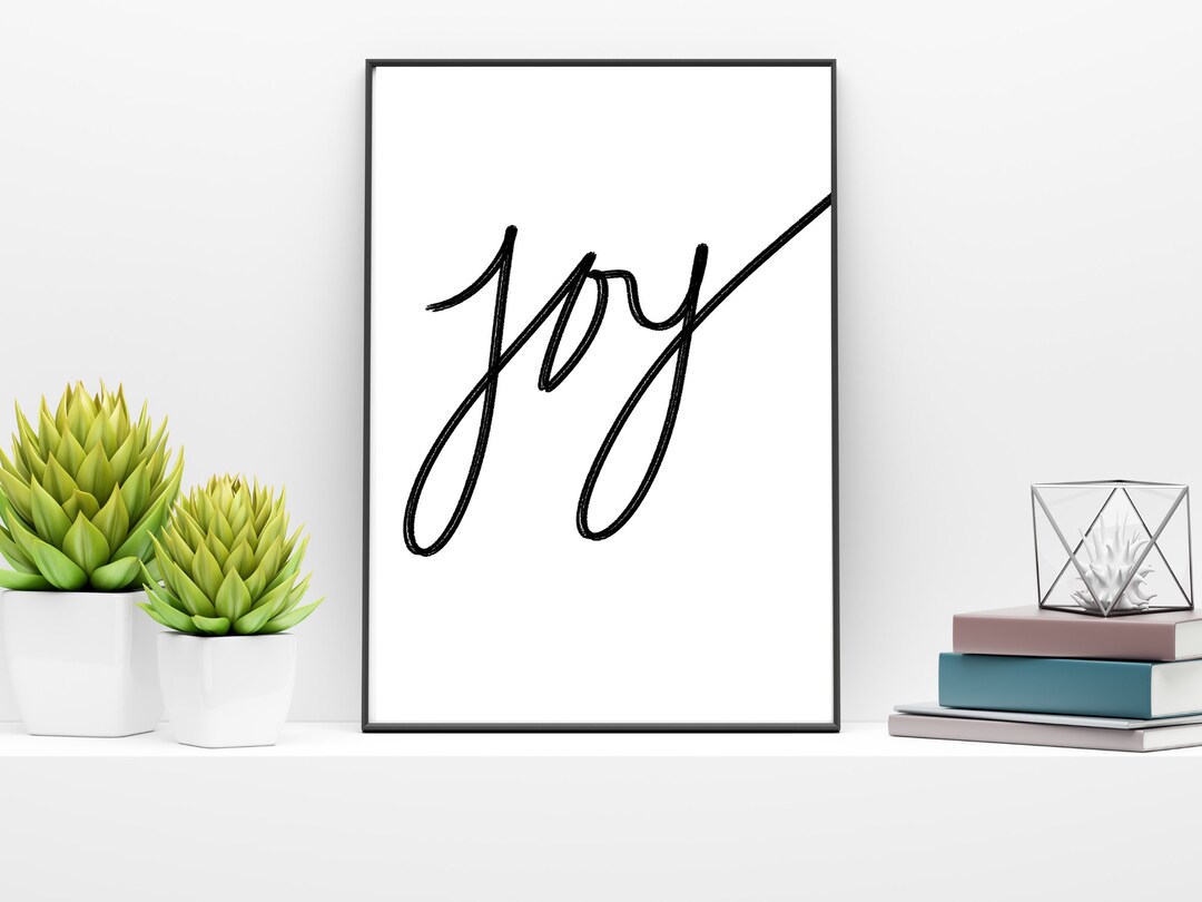 Joy Bible Verse Printable Scripture Wall Art Bible Printable ...