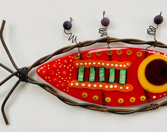 Fused Glass Fish | Etsy