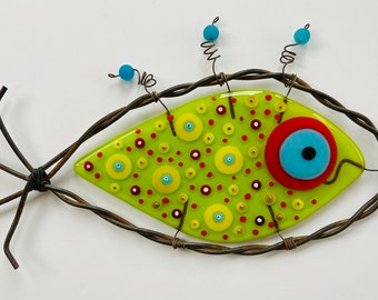 Fused Glass Fish | Etsy