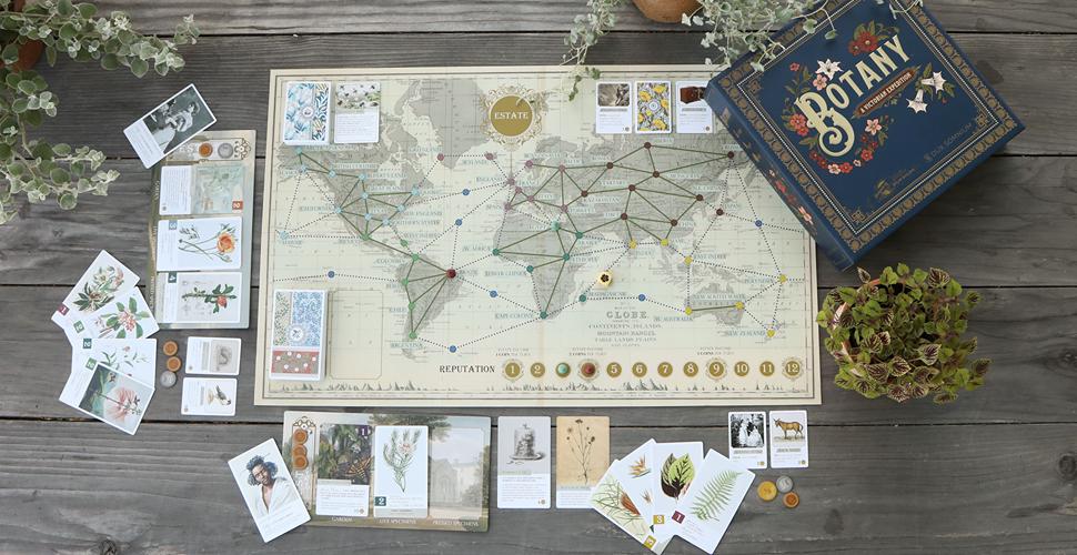 Botany Board Game | Victorian Flower Collecting, Family Game - Etsy