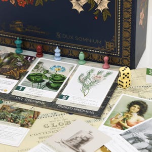 Botany Board Game | Victorian Flower Collecting, Family Game - Etsy