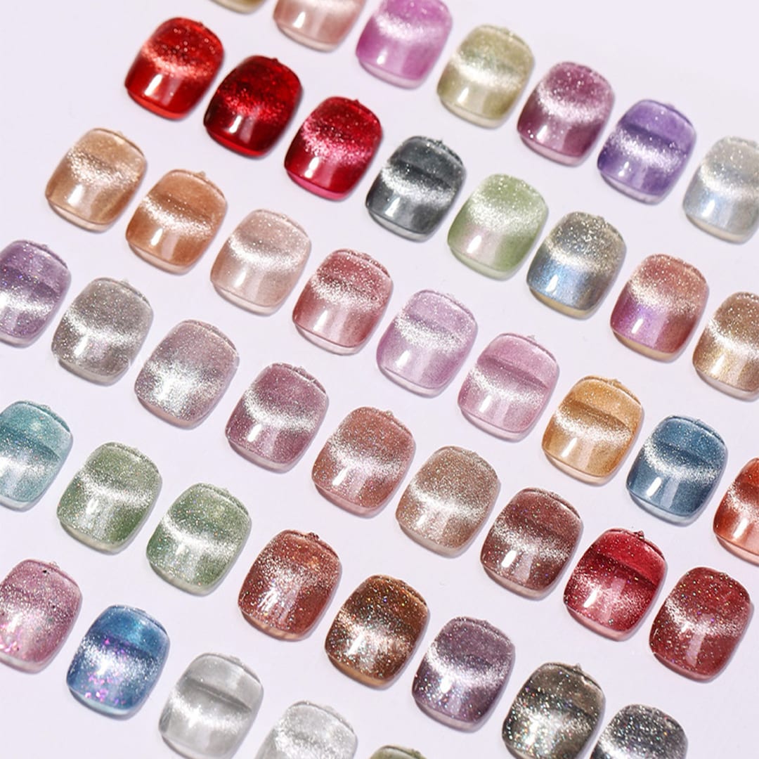 36 Colors of Cat Eye GEL Polish Collection *all Colors Are True to ...
