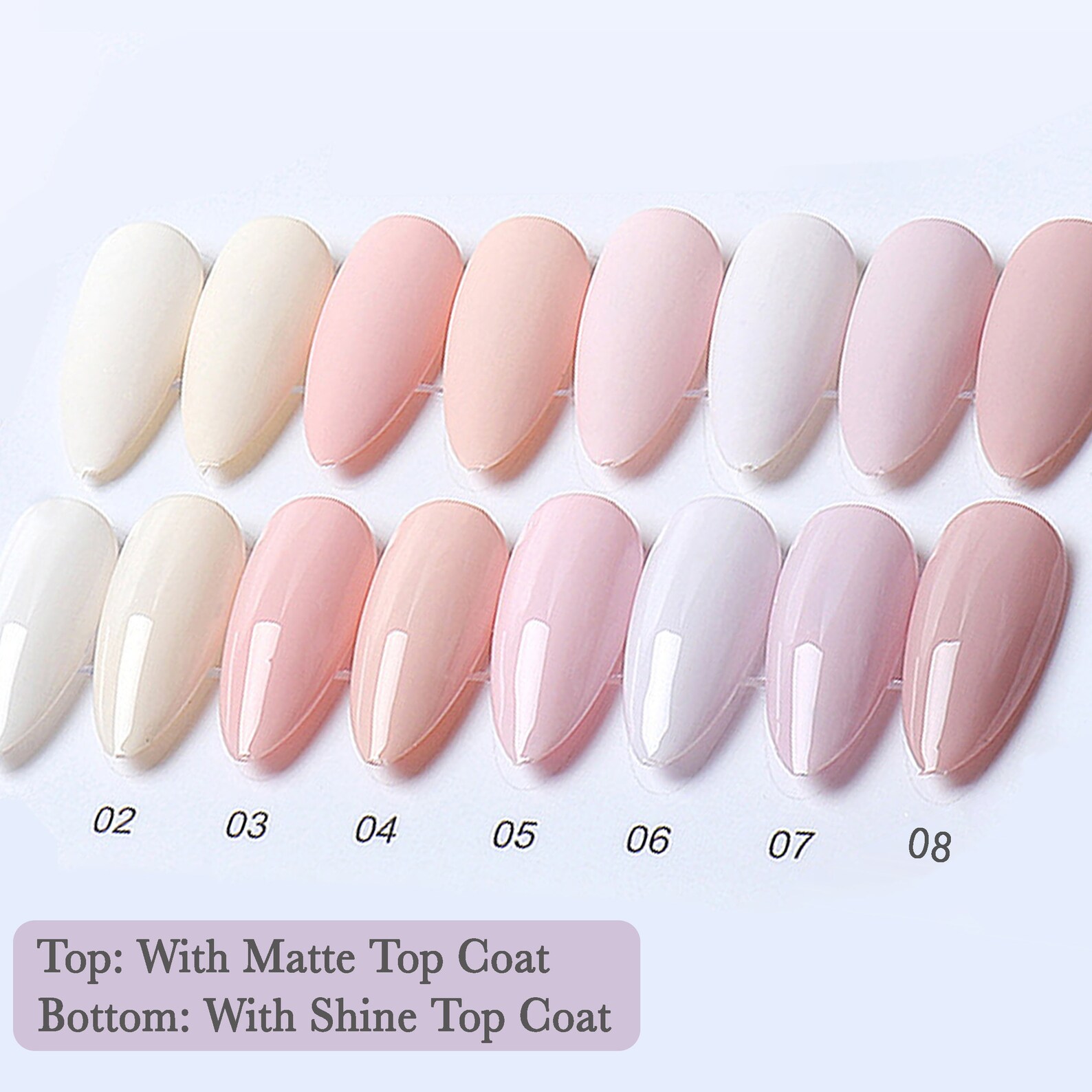 Powder Pink GEL Nail Polish 15ml 8 Different Pinks - Etsy