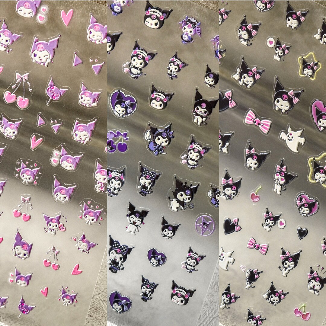 3 Sheets 5D Cute Little Naughty Devils Nail Art Stickers - Etsy