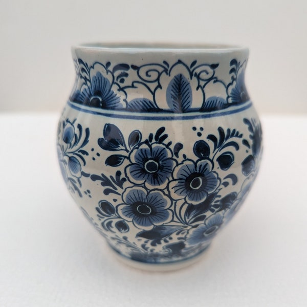 Hand Painted Delft Holland Vase - Etsy