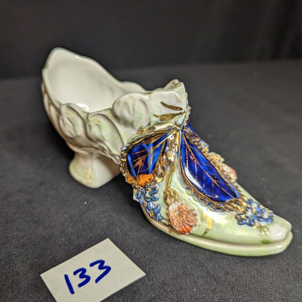 Porcelain Shoe Souvenir - Etsy