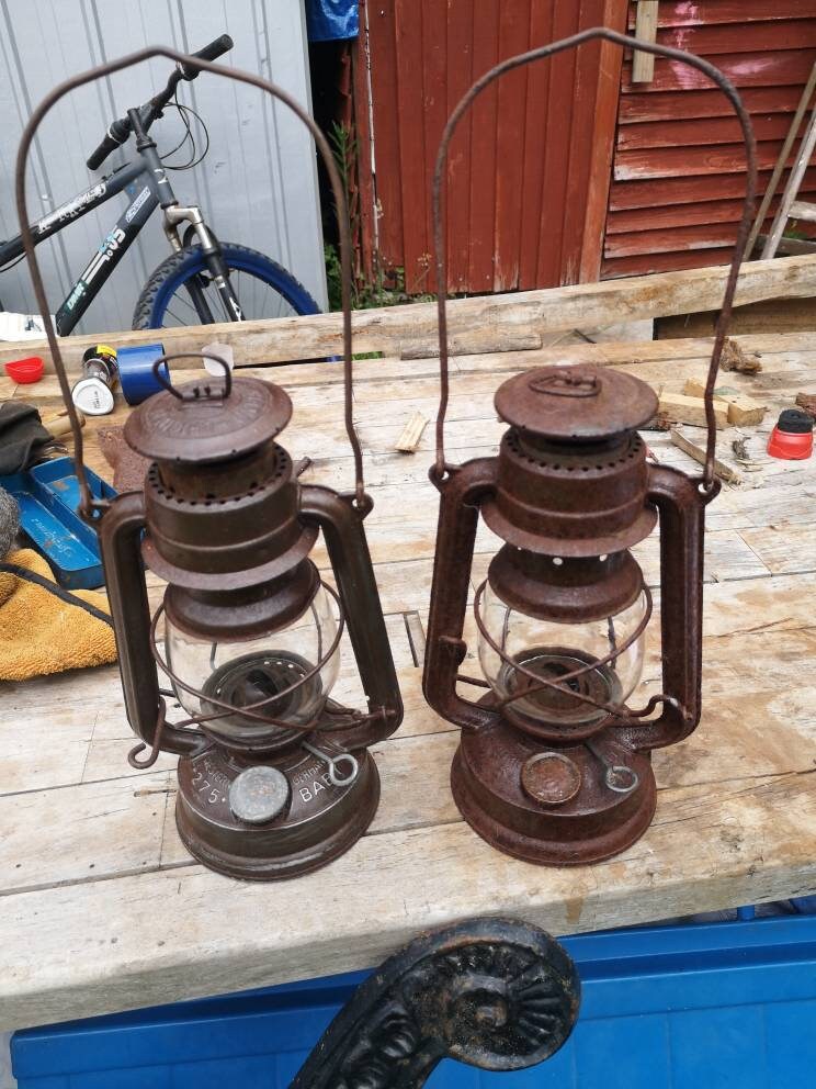 Beautiful antique oil lanterns | Etsy