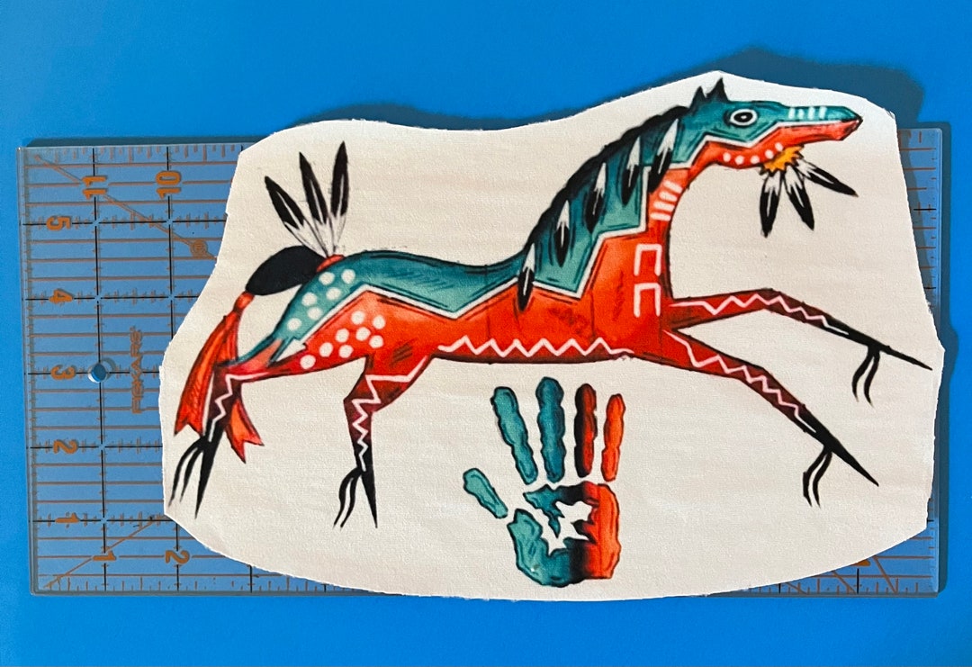 Ledger Art Horse Patch - Etsy