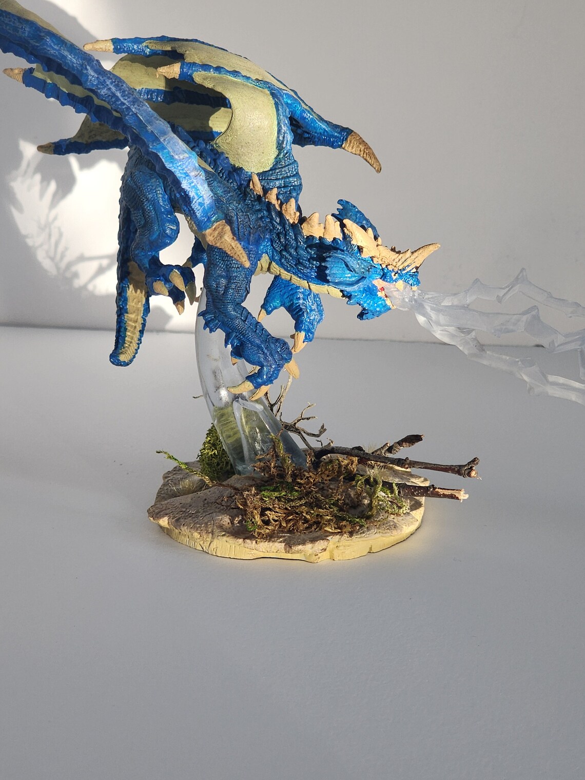 Hand Painted Young Blue Dragon D&D - Etsy