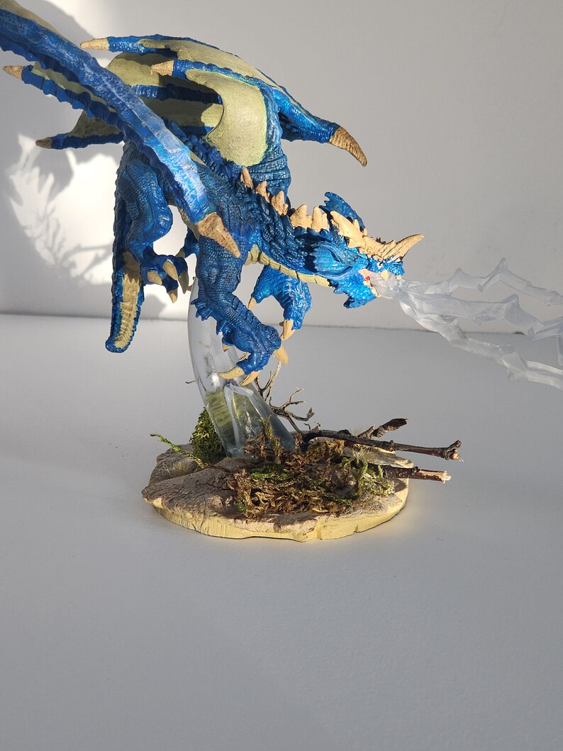 Hand Painted Young Blue Dragon D&D - Etsy
