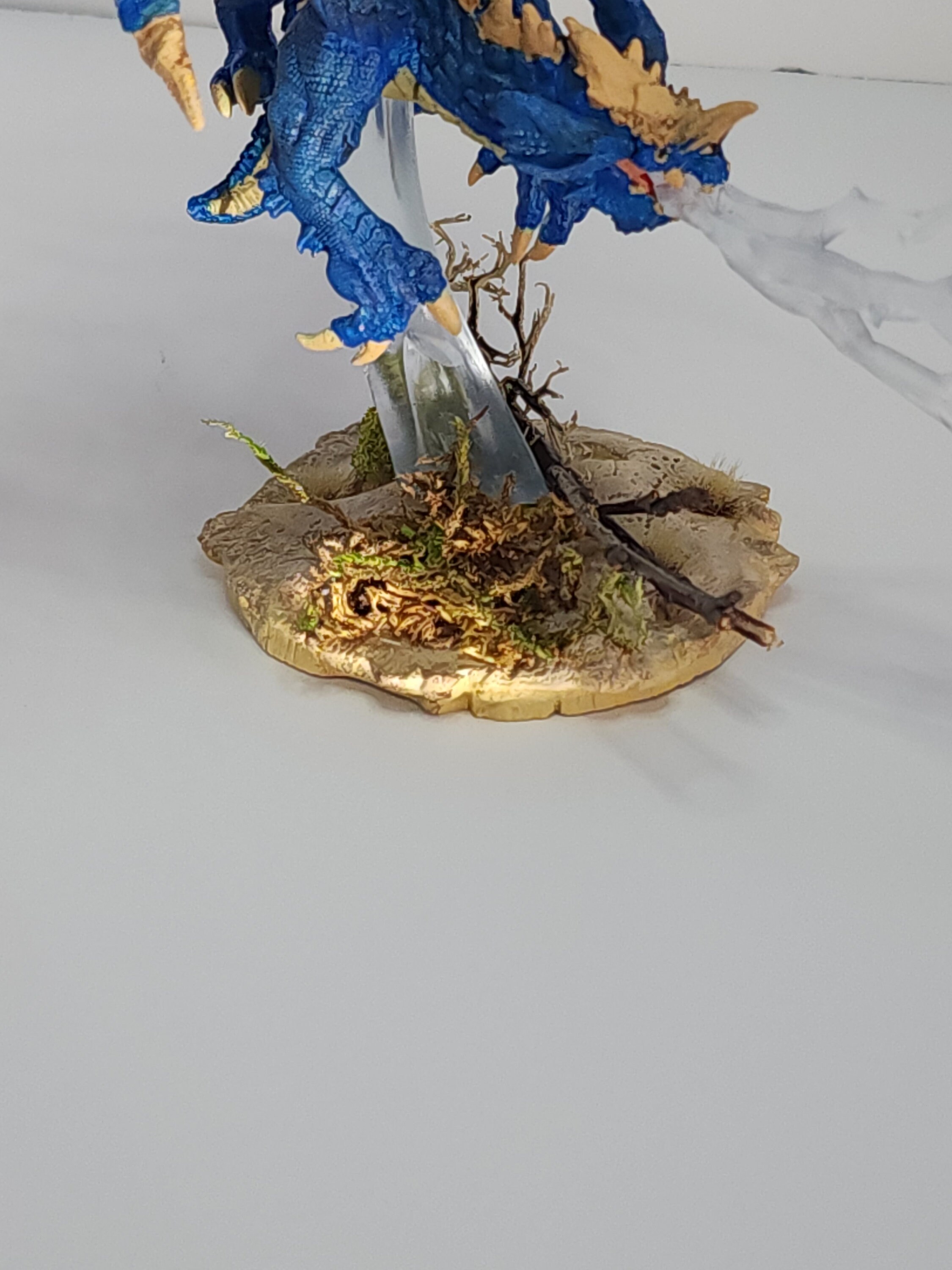 Hand Painted Young Blue Dragon D&D - Etsy