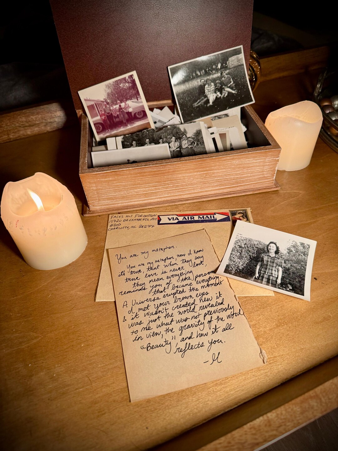 Handwritten Letter: Custom Poetry Paired With Antique Photograph! - Etsy