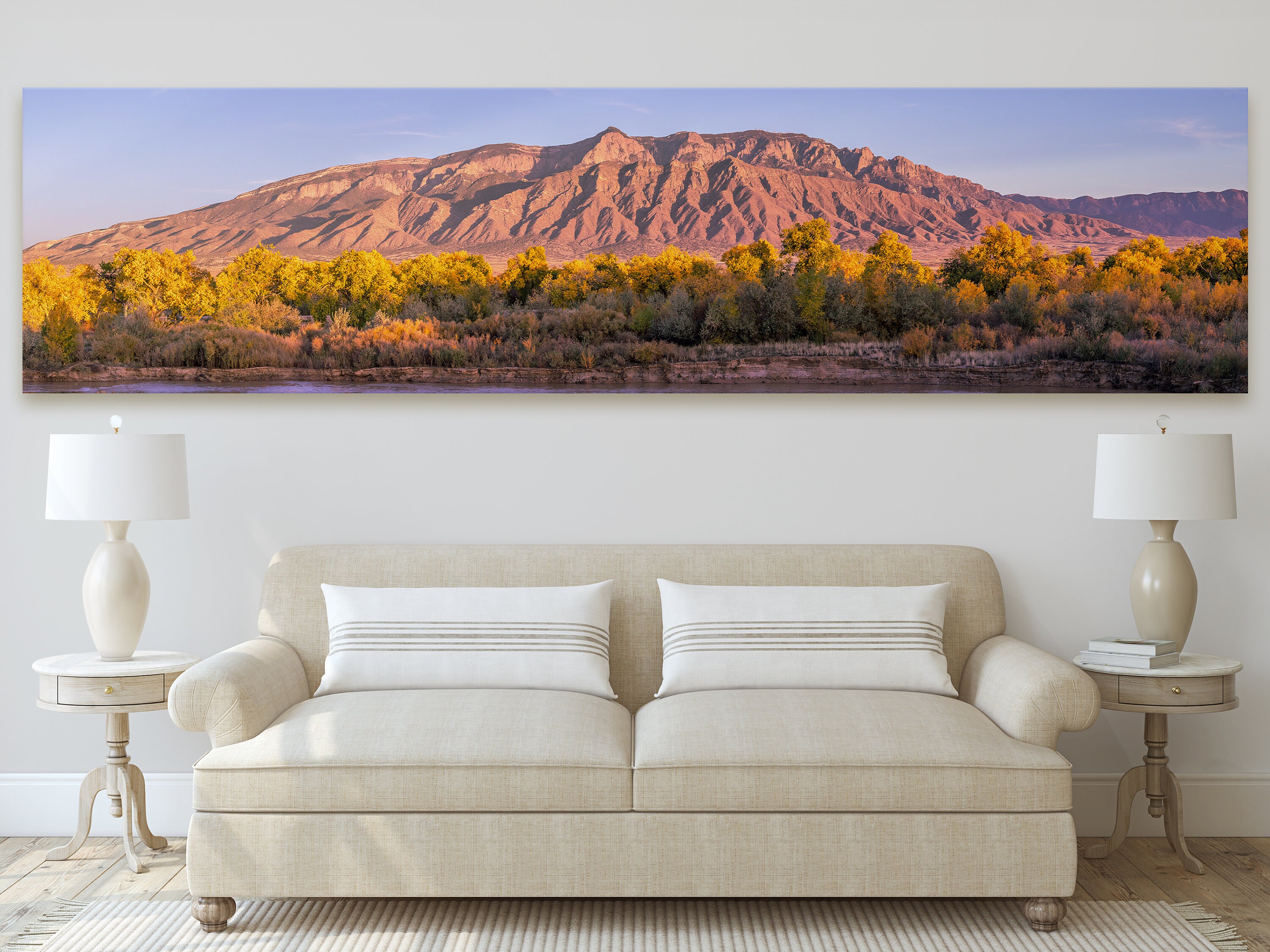 New Mexico Photography - Albuquerque Sandia Mountains Fall - Panorama ...