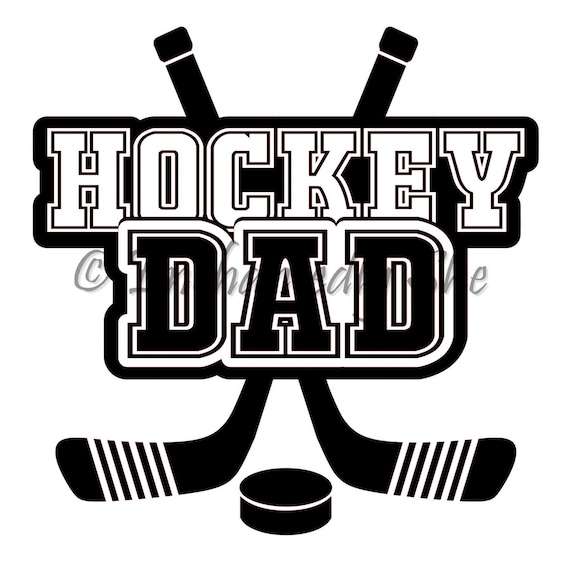 Hockey Dad Digital File. Great to DIY and Show Your Team - Etsy