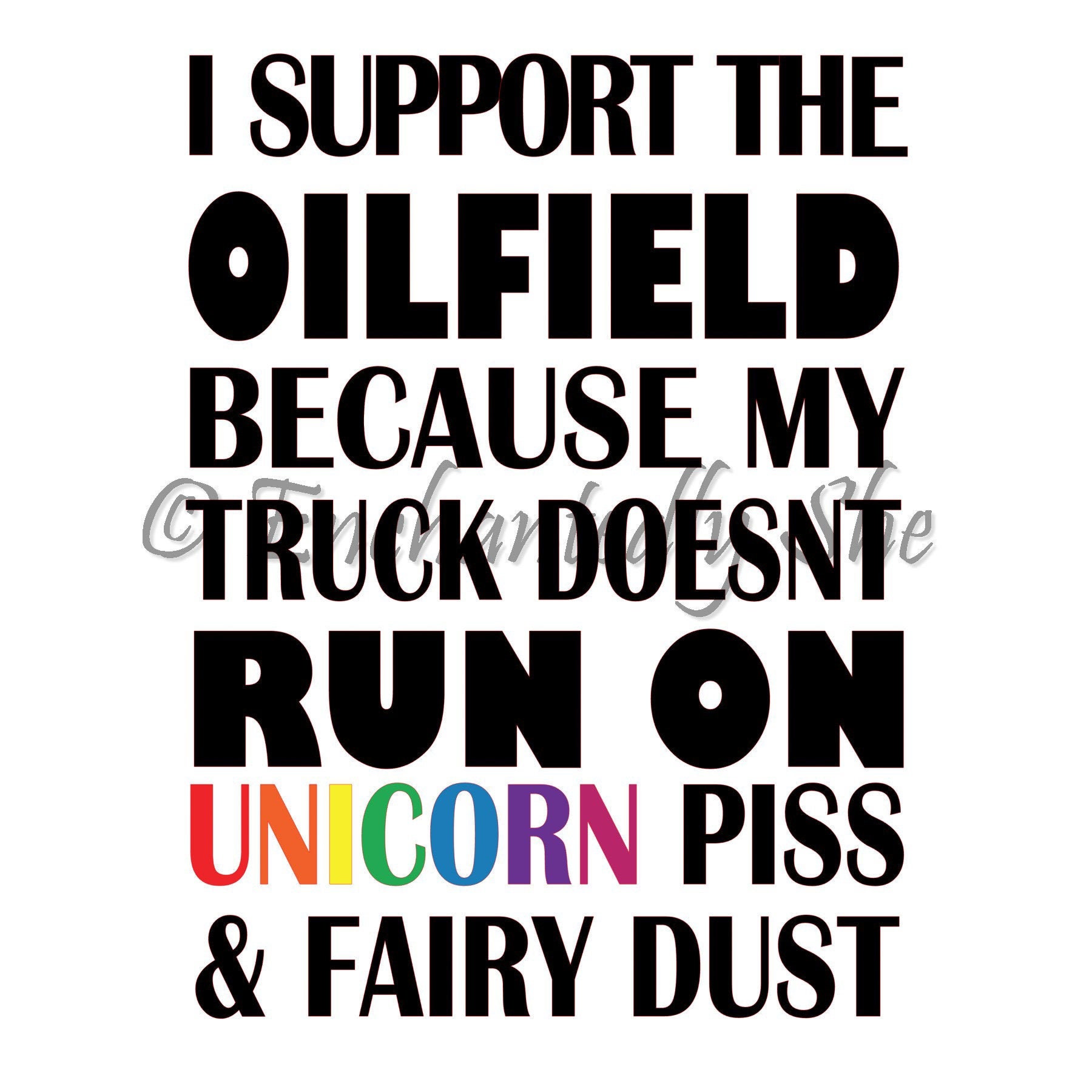 Support the Oilfield With a Little Humor. SVG PNG DIY Decal - Etsy