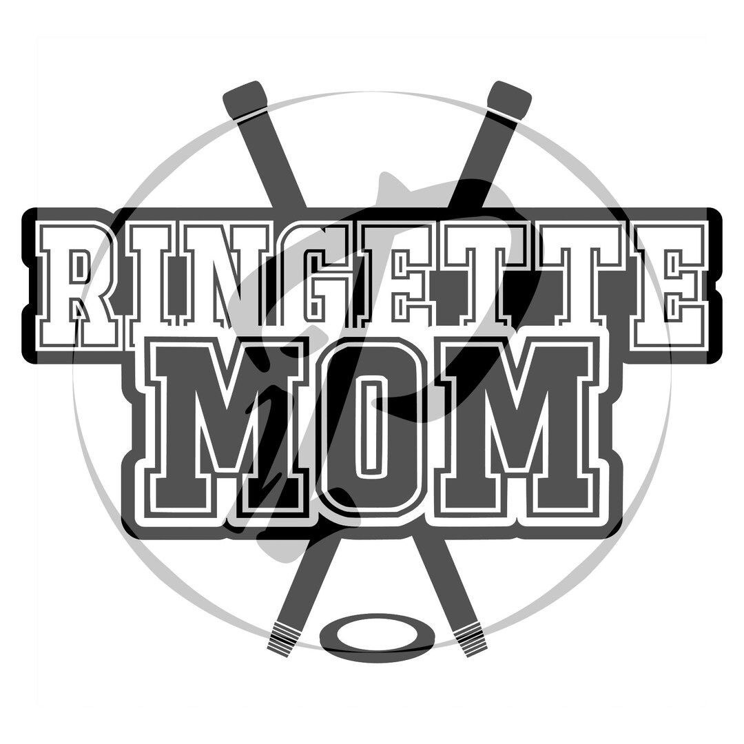 Ringette Mom Digital File. Great to DIY and Show Your Team Pride! SVG ...