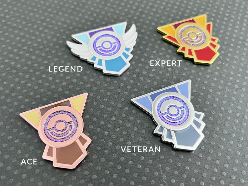 Pokemon GO Battle League Pins- Pvp Rank - Hard Enamel - Etsy