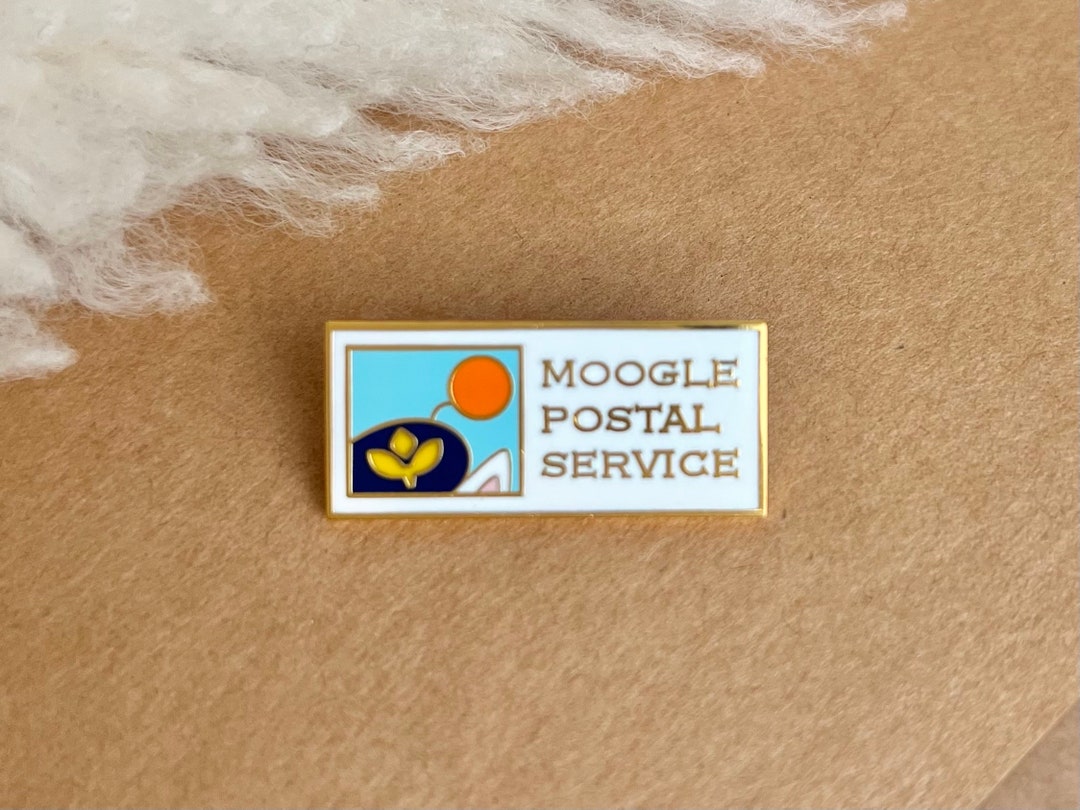 Moogle Postal Service Pin - Final Fantasy FFXIV - Etsy