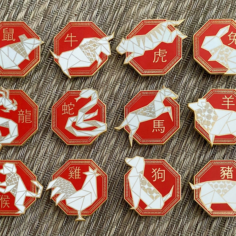 Chinese Horse Brooch - Etsy