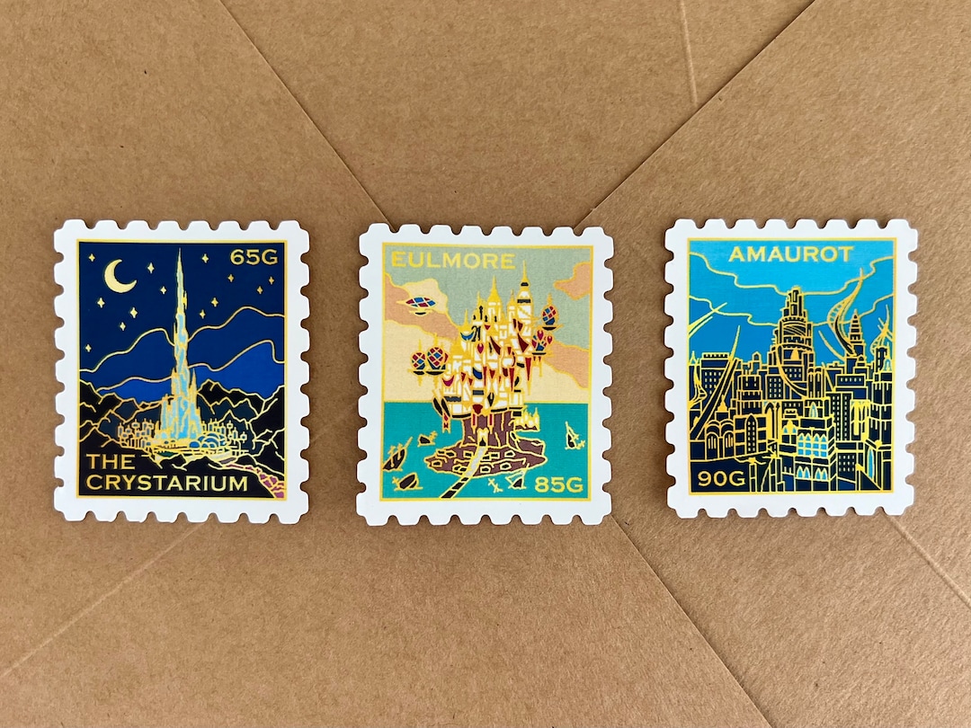 Stamps of Eorzea 4 - SHADOWBRINGERS - FFXIV Stickers Set - Vinyl ...