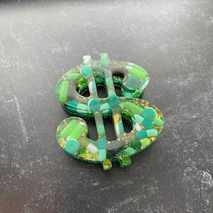 4.5" Standing Chill Pill Green Money Sign - Etsy