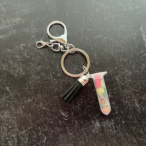 Colorful Vial Chill Pill Keychain (single) - Etsy