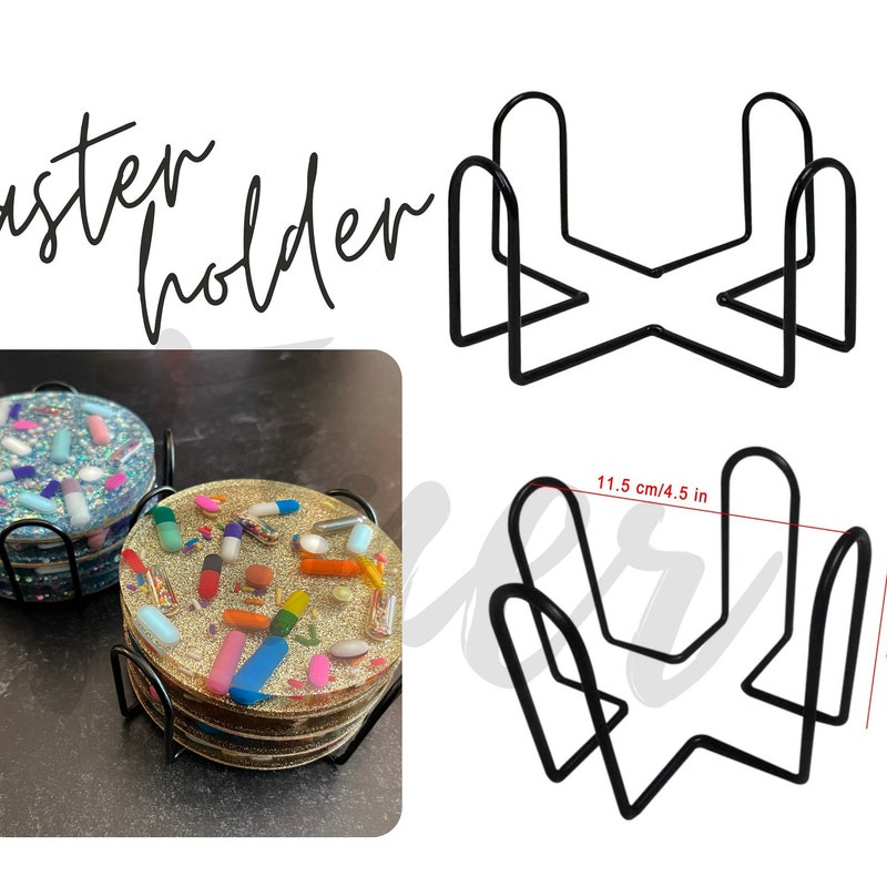 Coasters With Holder - Etsy