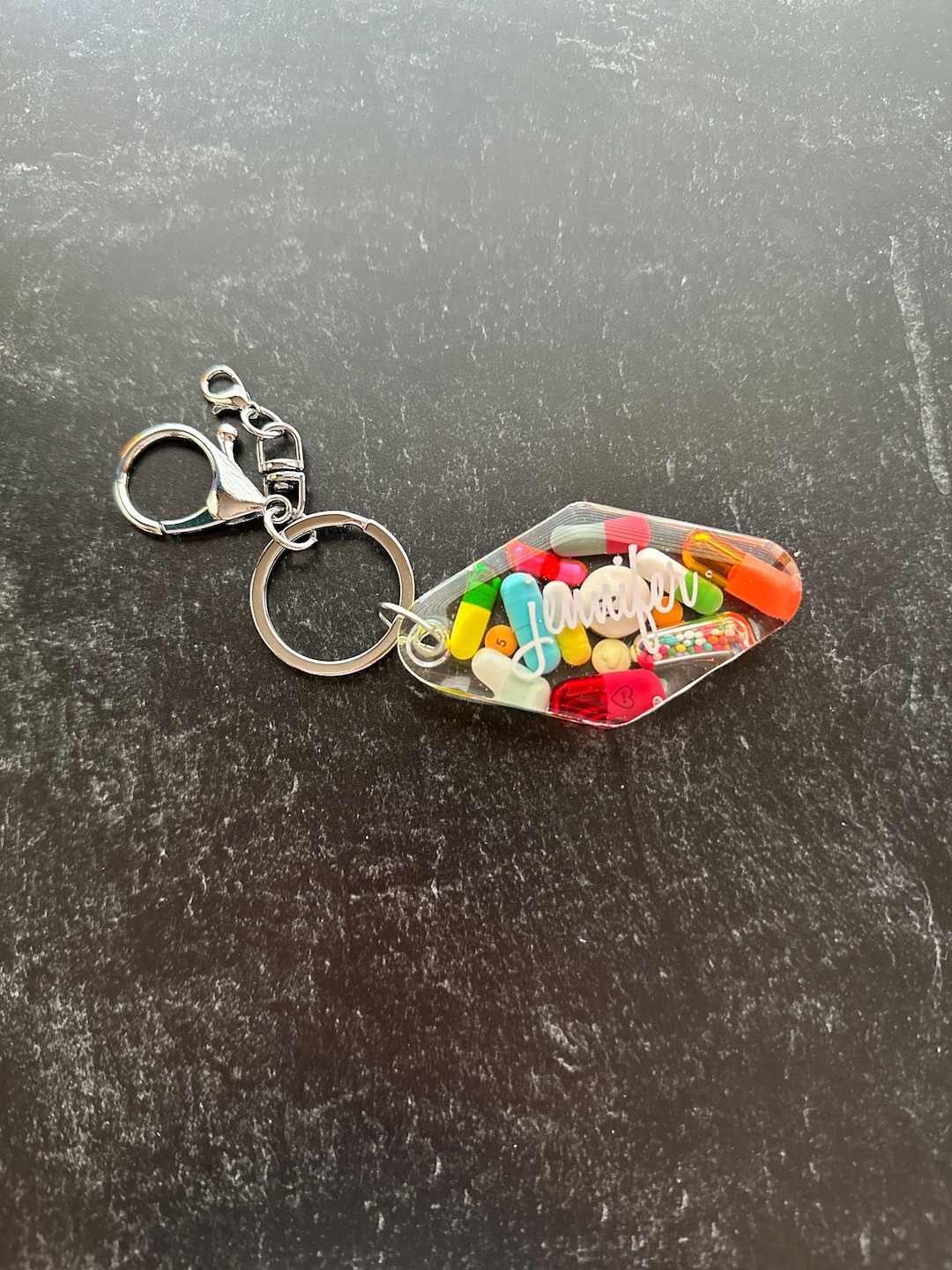 Retro Chill Pill Keychain - Etsy