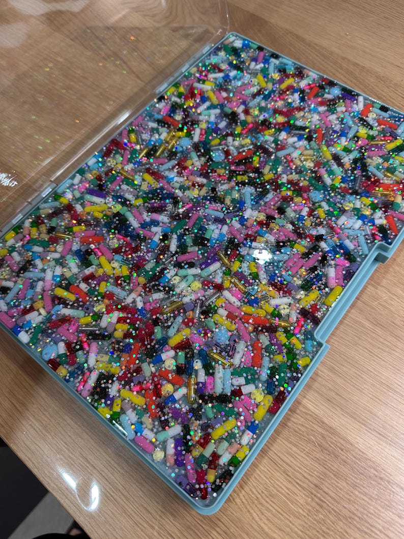 Glittery Overdose Chill Pill Color Clipboard With Storage - Etsy