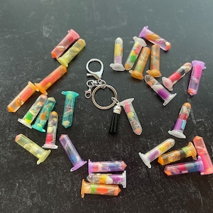 Colorful Vial Chill Pill Keychain (single) - Etsy