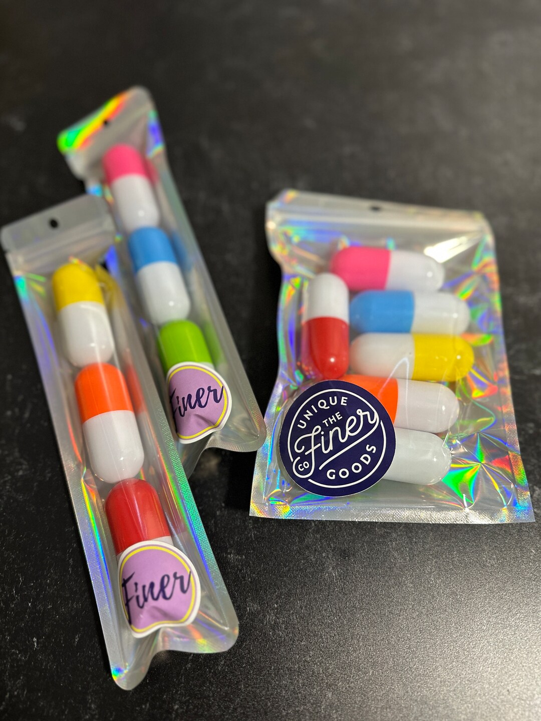 Colorful Capsule Pill Pens - Set of 6 or 3 - Etsy