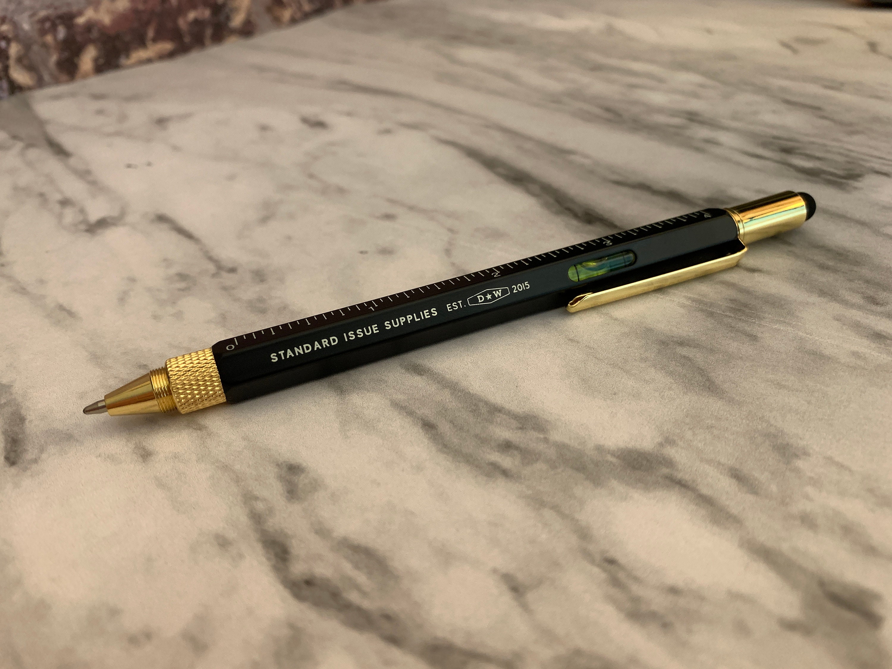 Standard Issue Set - Black Multi-Tool Pen and Bullet Journal Ruler