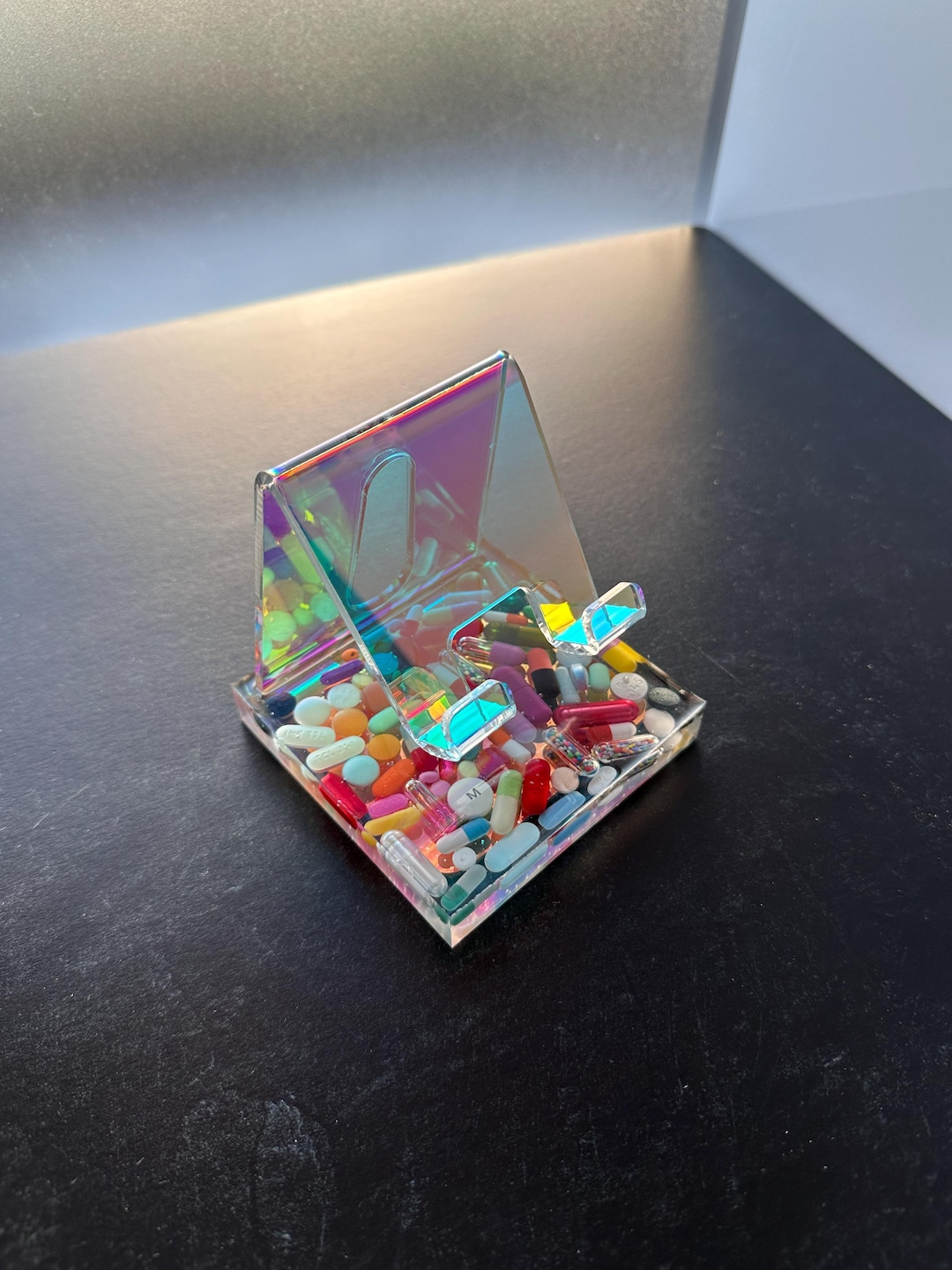 Iridescent Chill Pill Phone Holder - Etsy