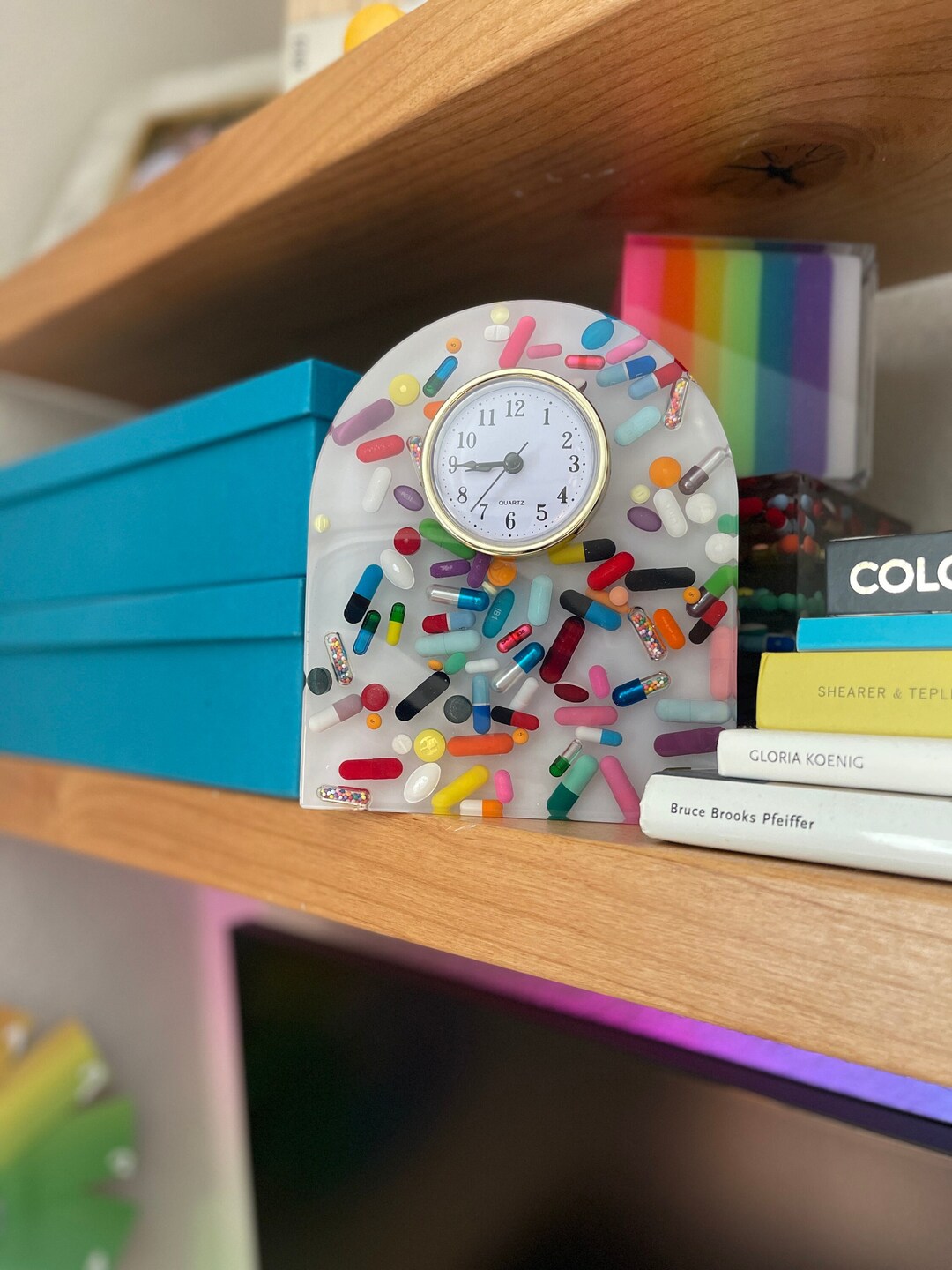 Chill Pill Desk Clock - Etsy