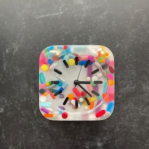 Clear Chill Pill Desk Clock - Etsy