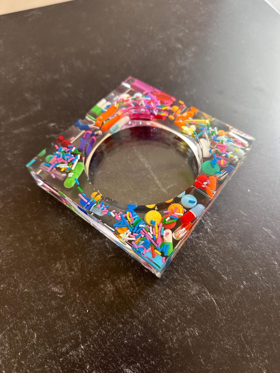 Unique Original Large Clear Chill Pill Ashtray single - Etsy