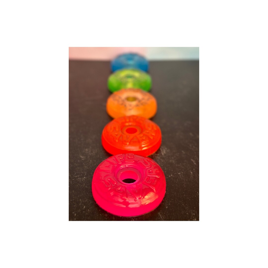 Small Colorful Lifesaver Art - Wall or Desk (single) - Etsy